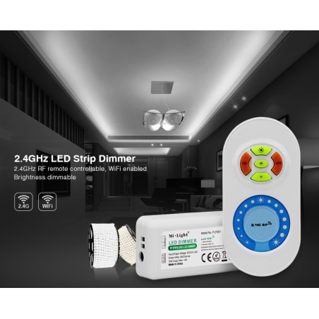 Milight FUT021 DC12V / 24V 10A RF 2.4G Hz Single color dimmer LED ...