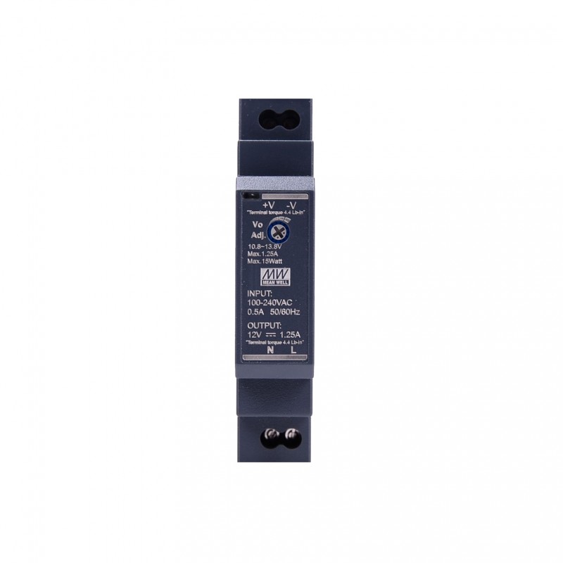 Mean Well HDR-15-5 DC 5V 2.4A 12W meanwell Ultra Slim Step Shape DIN ...