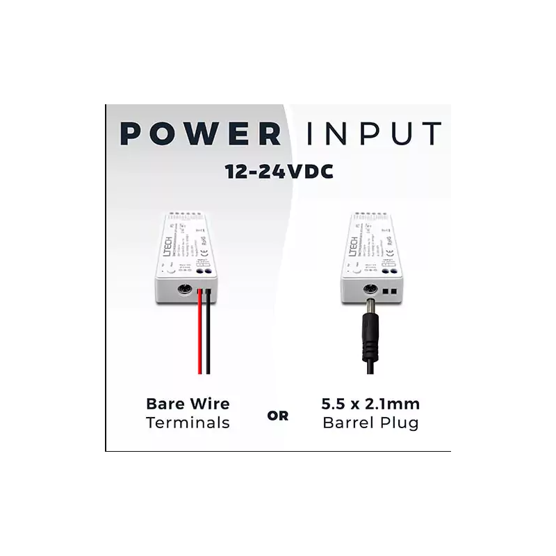 M1 MINI Single Color 4 Zone LED Dimming Remote & Receiver